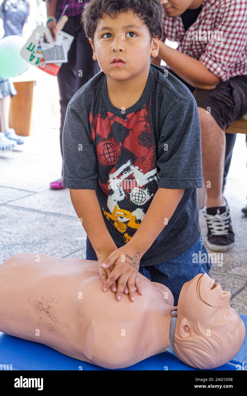 Boy using a dummy hi-res stock photography and images - Alamy