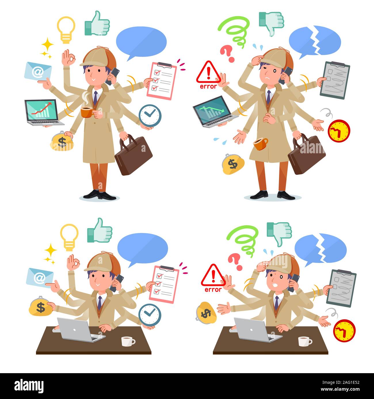 Too Many Things To Do Cartoon