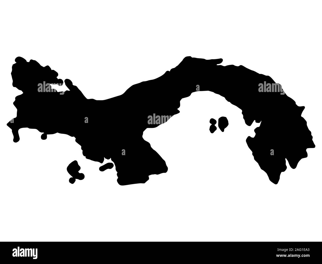Panama Map flag Vector illustration Eps 10 Stock Vector Image & Art - Alamy