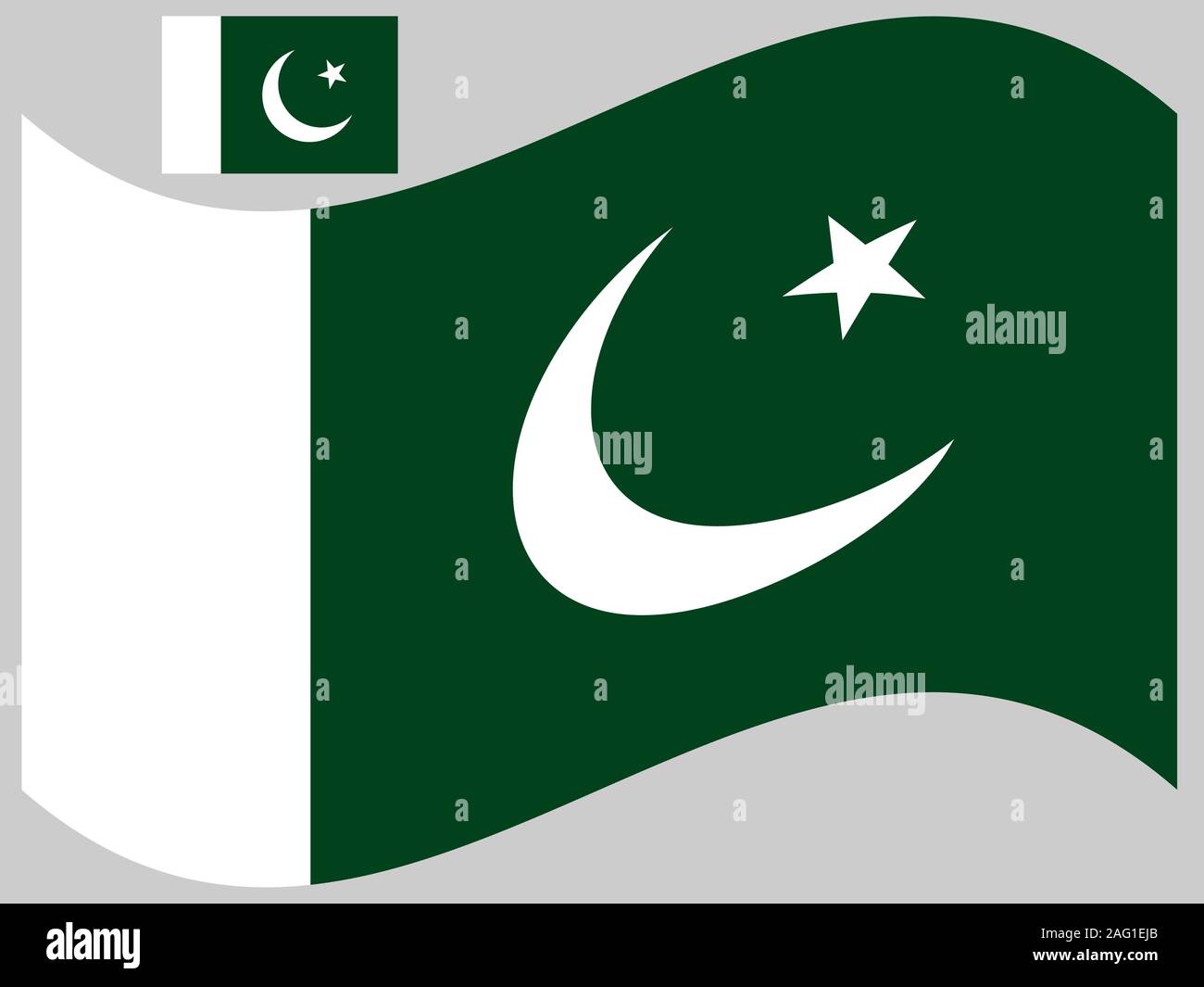 Wavy pakistani flag hi-res stock photography and images - Alamy
