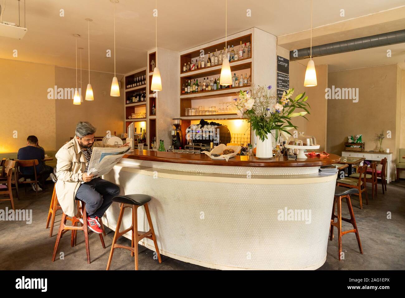 Bar in Prenzlauer Berg district, Berlin, Germany Stock Photo - Alamy