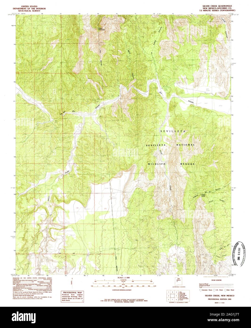 Silver creek map hi-res stock photography and images - Alamy