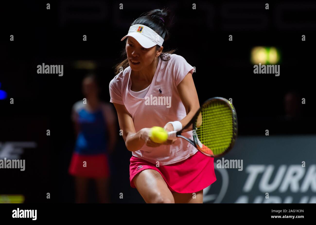 Su-Wei Hsieh of Chinese Taipeh in action during her second-round match ...