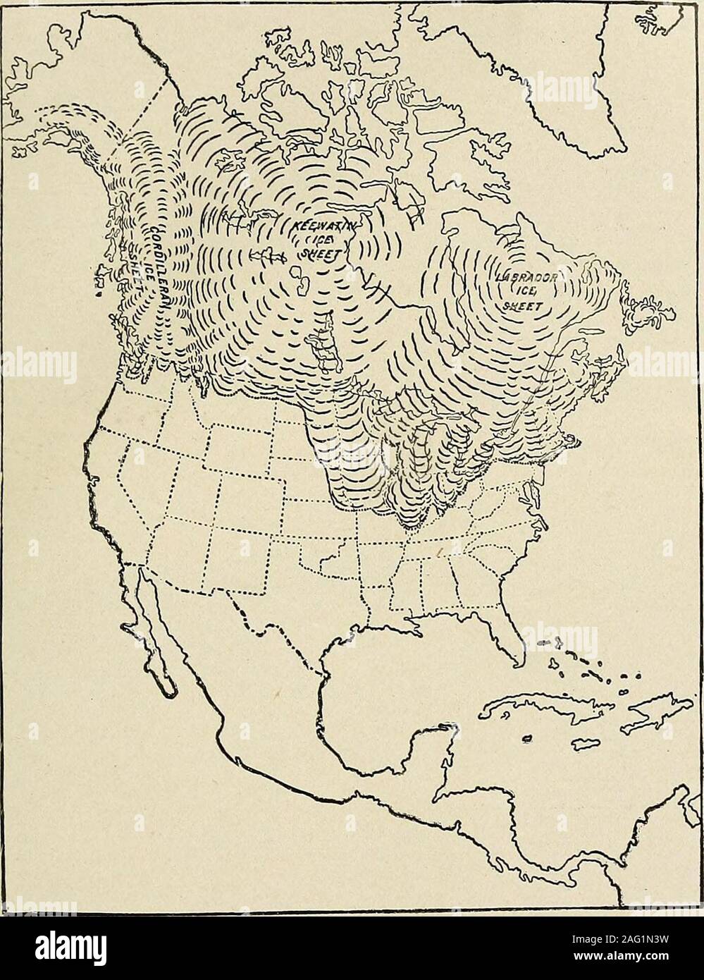 Glaciation map hi-res stock photography and images - Alamy
