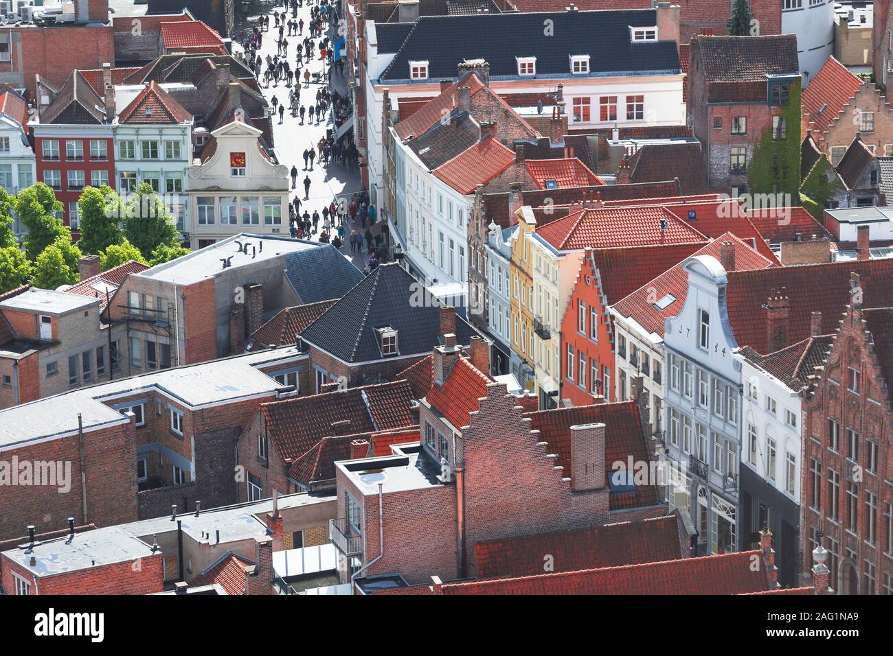 Aerial View Brugge High Resolution Stock Photography and Images - Alamy