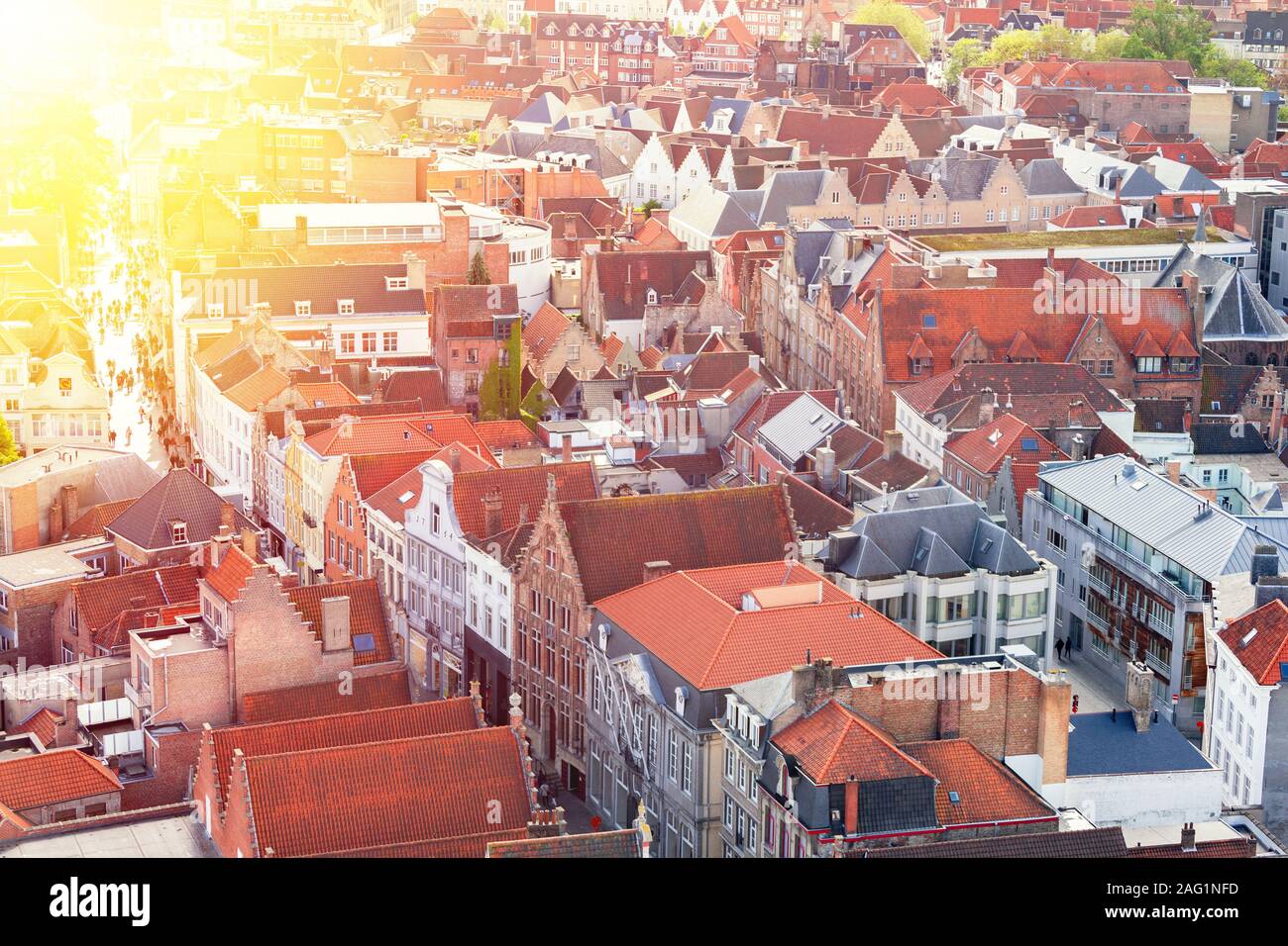 Aerial View Brugge High Resolution Stock Photography and Images - Alamy