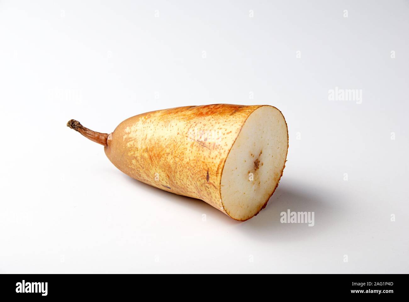 Half pear bitten hi-res stock photography and images - Alamy