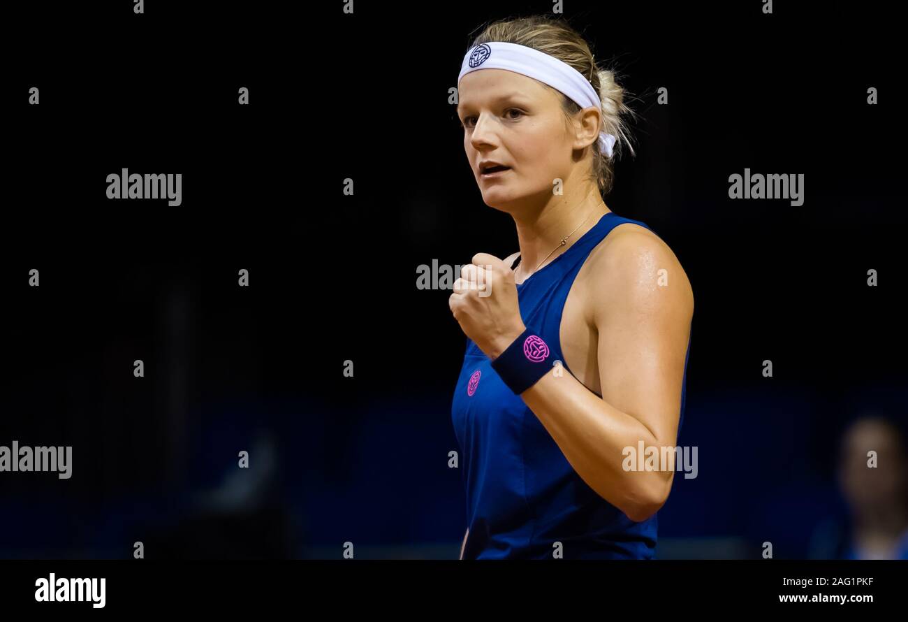 Anna Zaja of Germany in action during the first qualifications round at ...