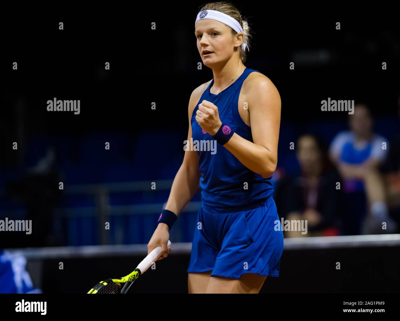 Anna Zaja of Germany in action during the first qualifications round at ...