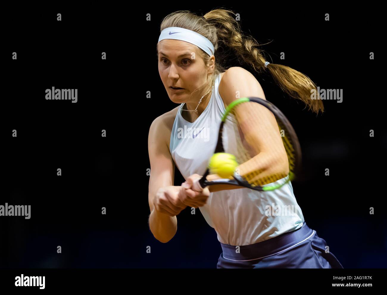 Antonia Lottner of Germany in action during the first qualifications round at the 2019 Porsche ...