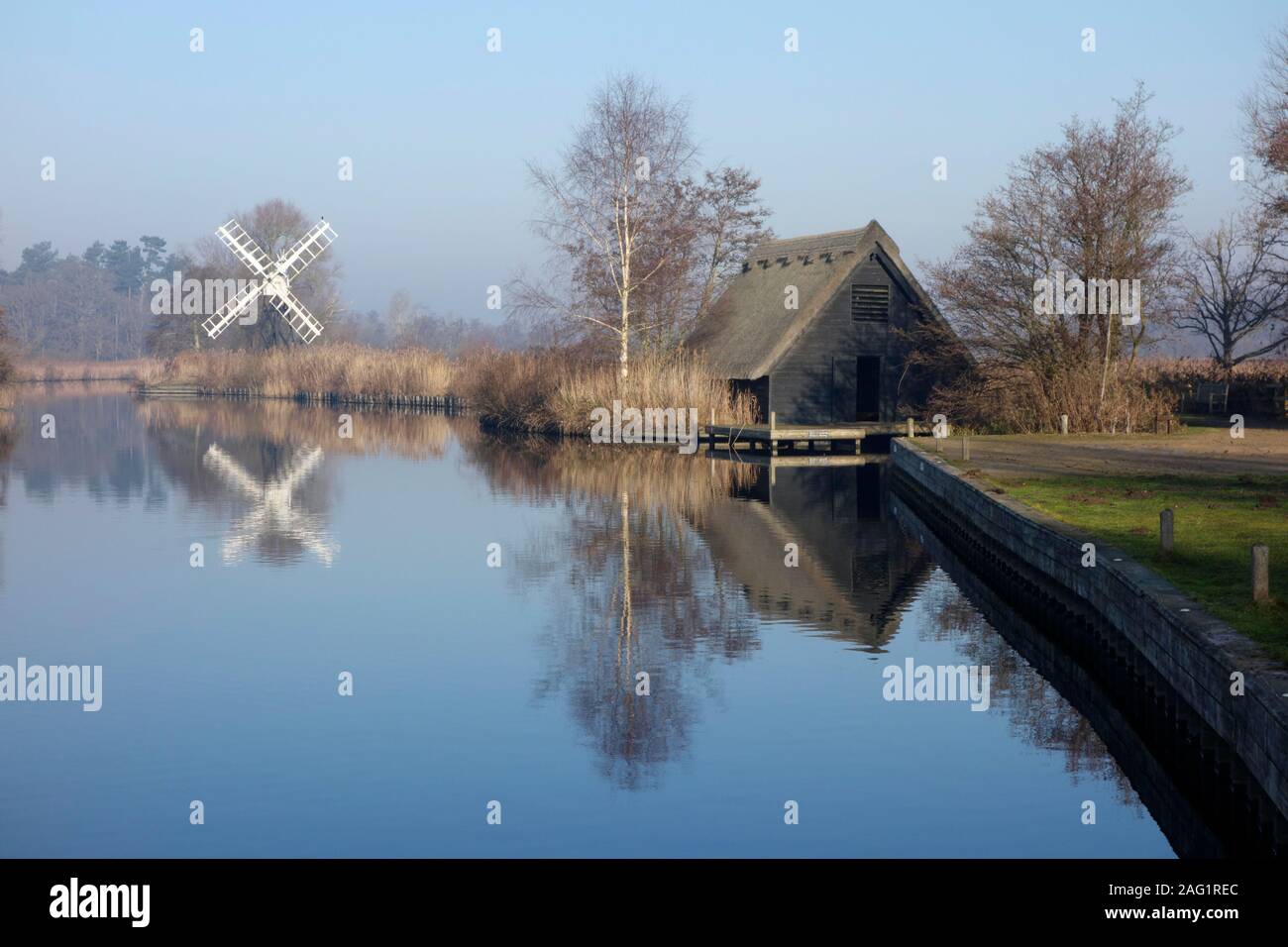 How Hill staithe, Norfolk Broads Stock Photo - Alamy