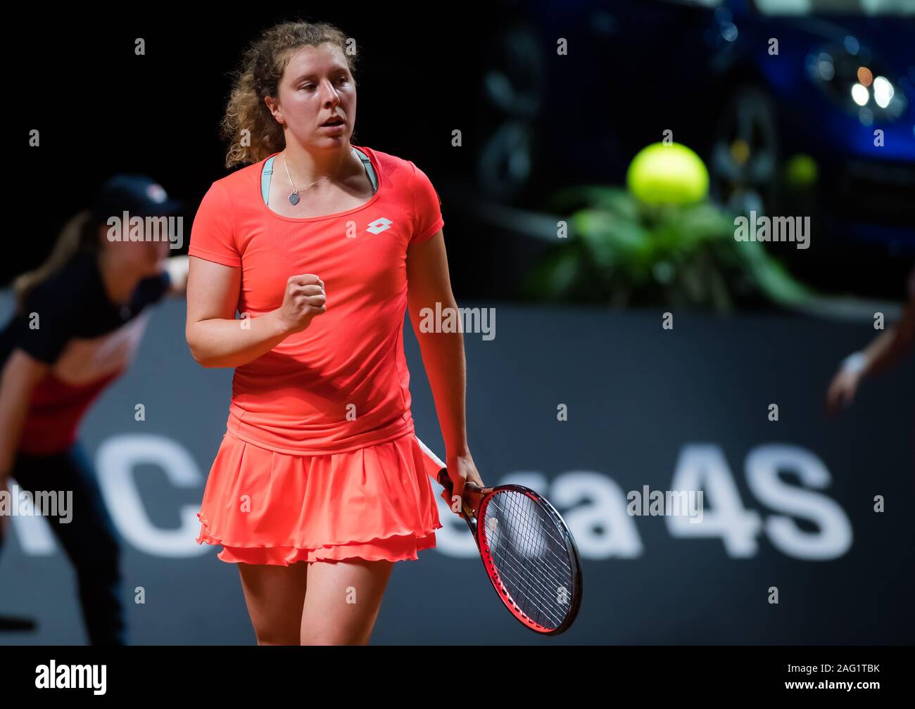 Anna-Lena Friedsam of Germany in action during the first qualifications ...