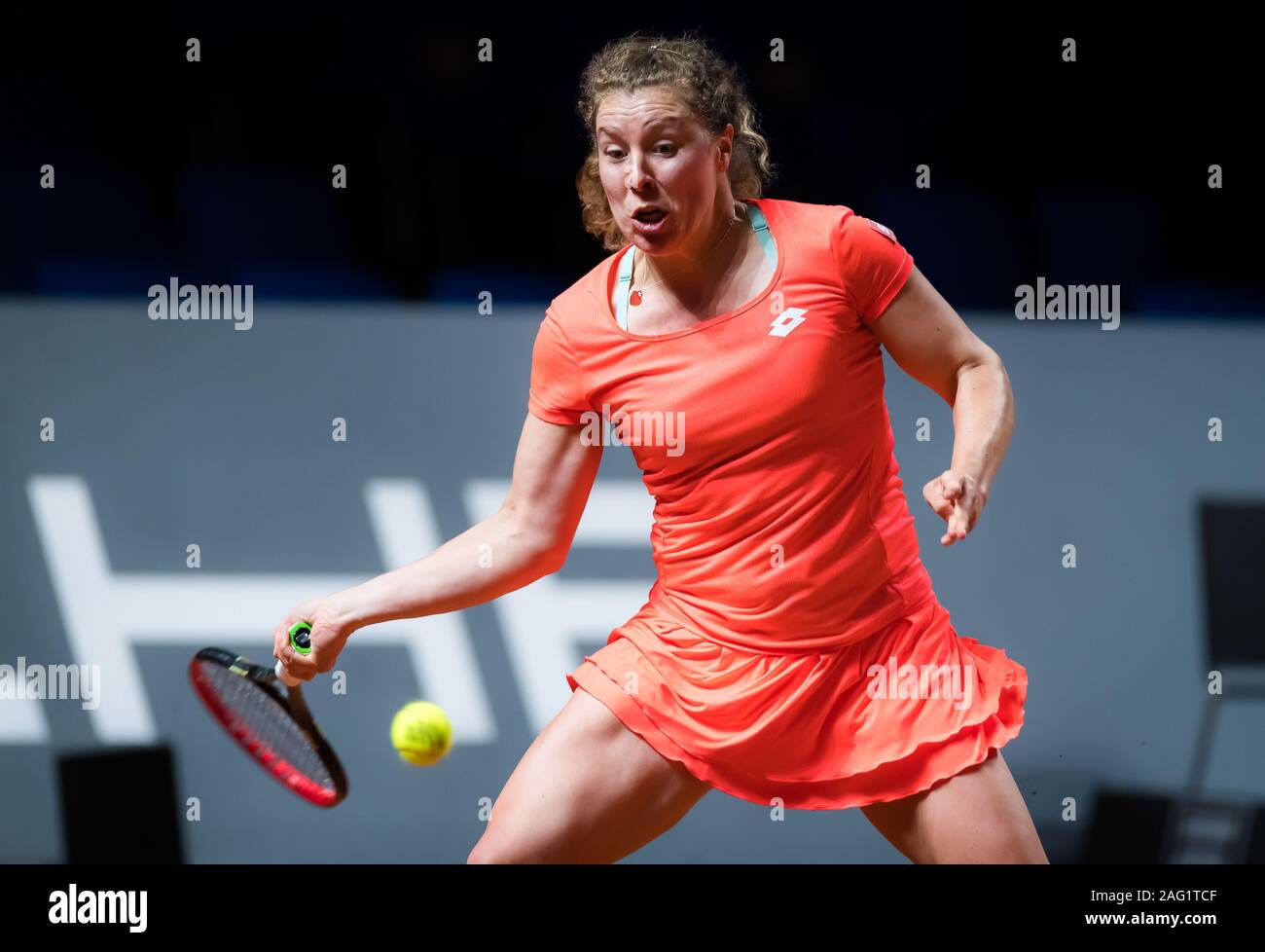 Anna-Lena Friedsam of Germany in action during the first qualifications ...