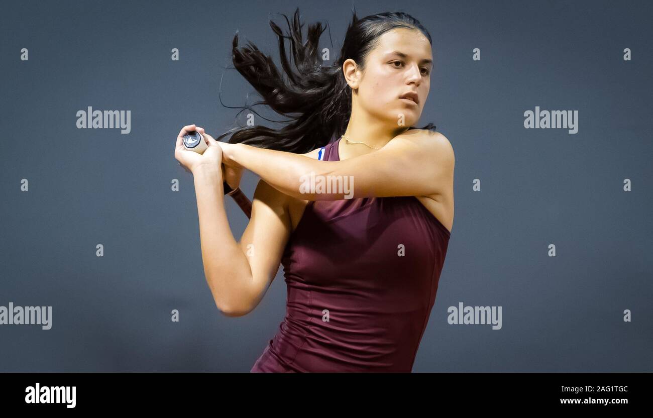 Mina Hodzic of Germany in action during the first qualifications round ...