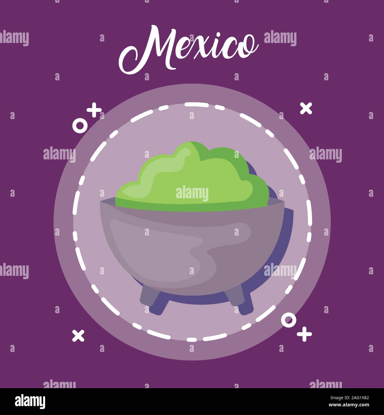 Mexican bowl inside seal stamp design, Mexico culture tourism landmark ...