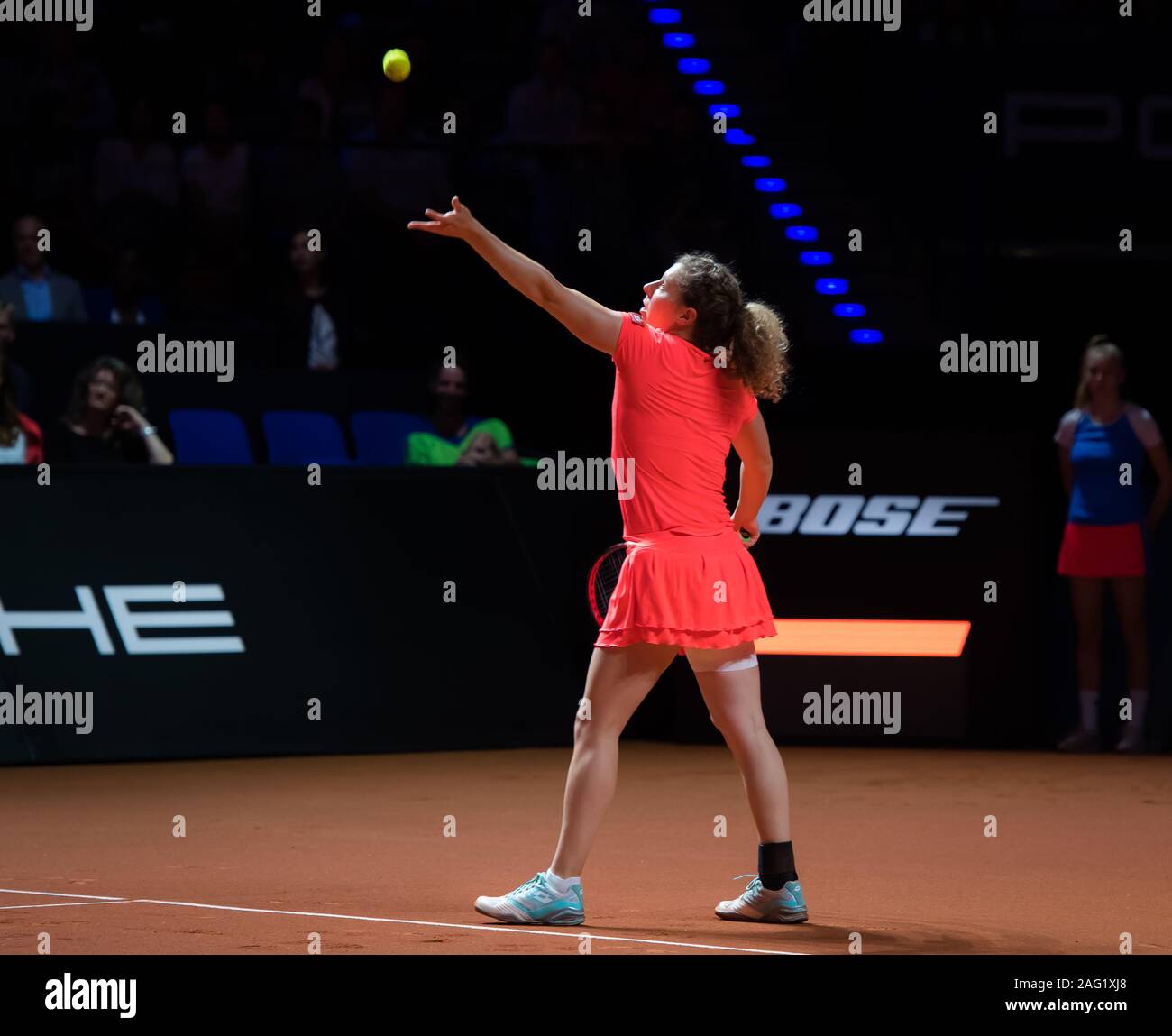 Anna-Lena Friedsam of Germany in action during the doubles final at the ...