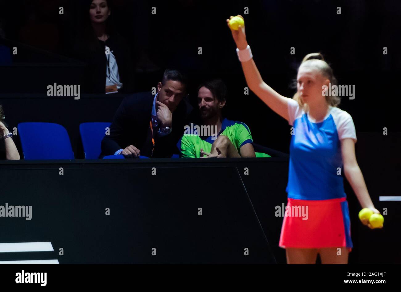 Christian Meier & Christopher Kas during the doubles final at the 2019 ...