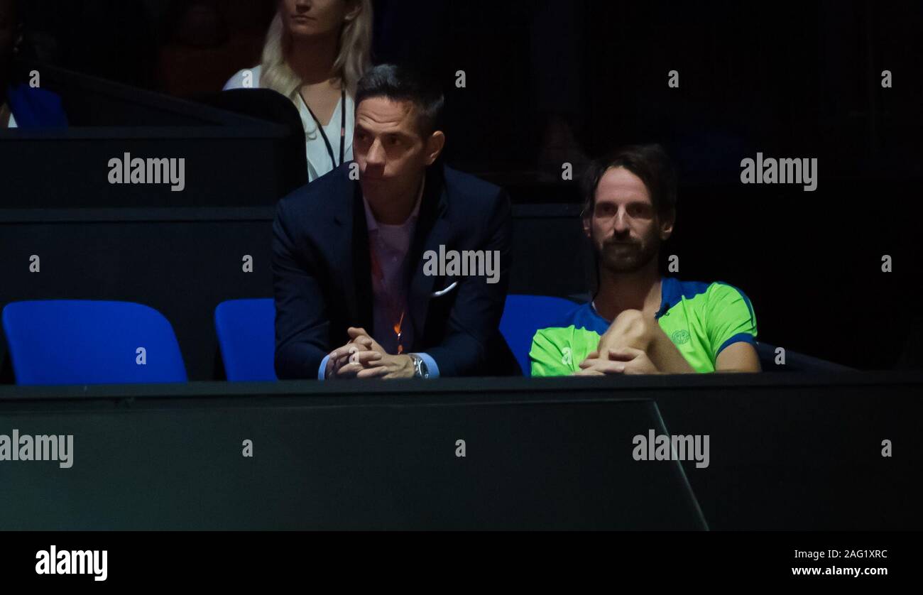 Christian Meier & Christopher Kas during the doubles final at the 2019 ...