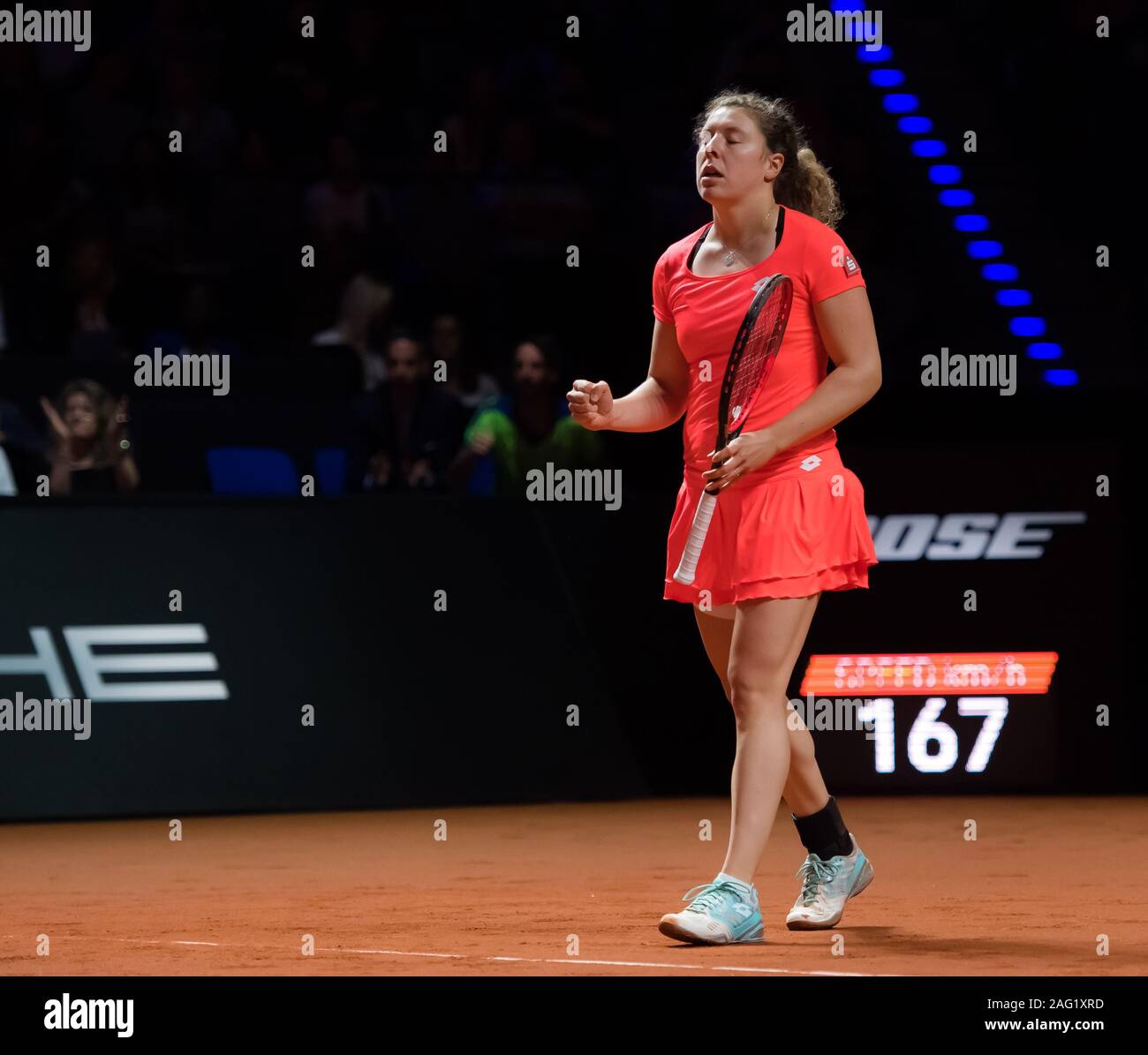 Anna-Lena Friedsam of Germany in action during the doubles final at the ...