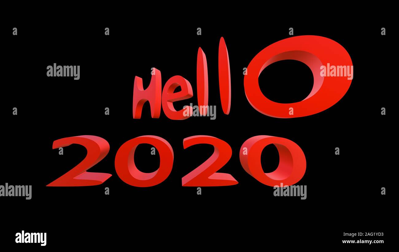 hello 2020 new year Stock Photo - Alamy