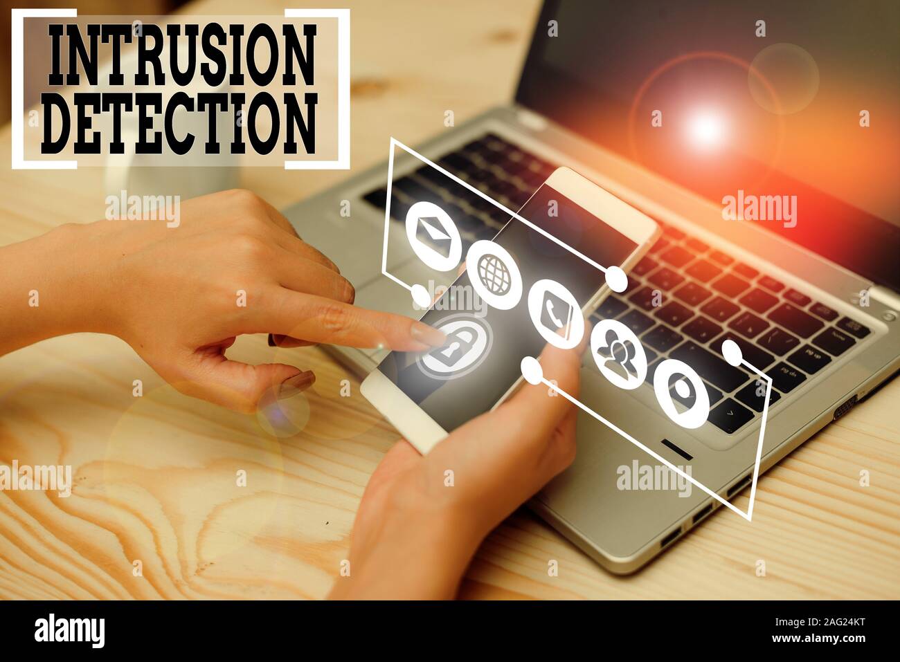 Conceptual hand writing showing Intrusion Detection. Concept meaning ...