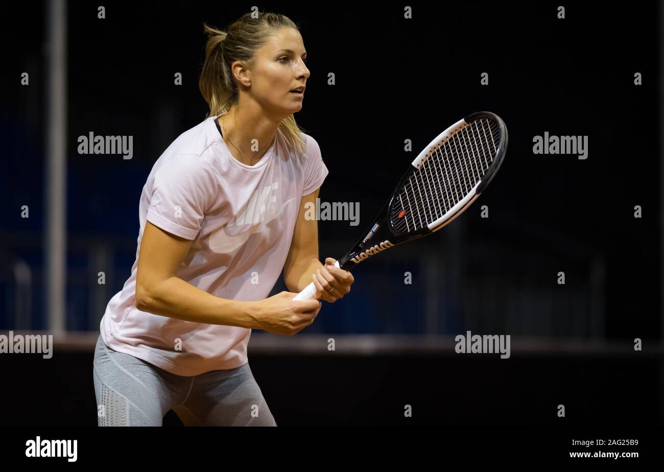 Mandy Minella of Luxxembourg during practice ahead of the 2019 Porsche ...