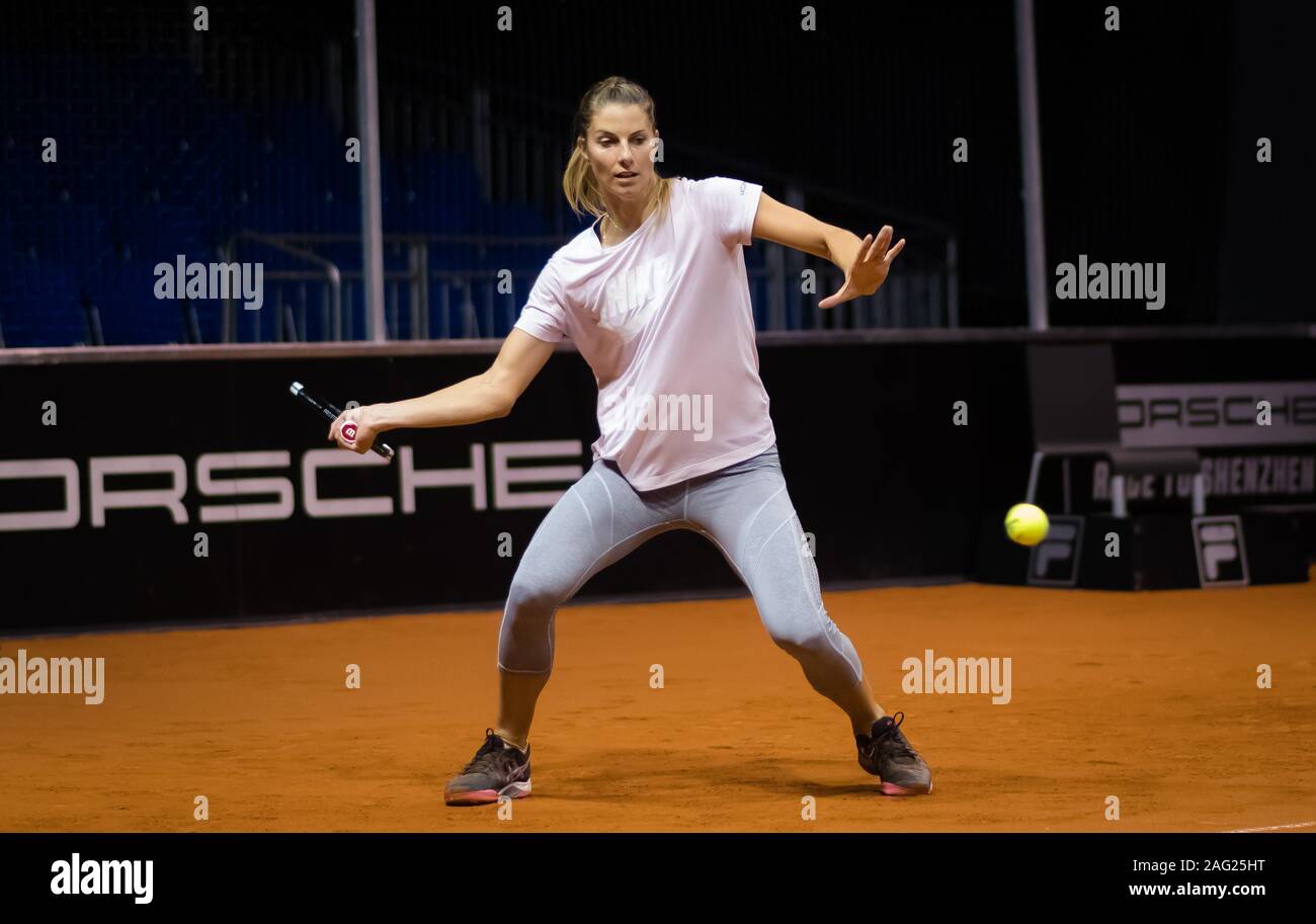 Mandy Minella of Luxxembourg during practice ahead of the 2019 Porsche ...