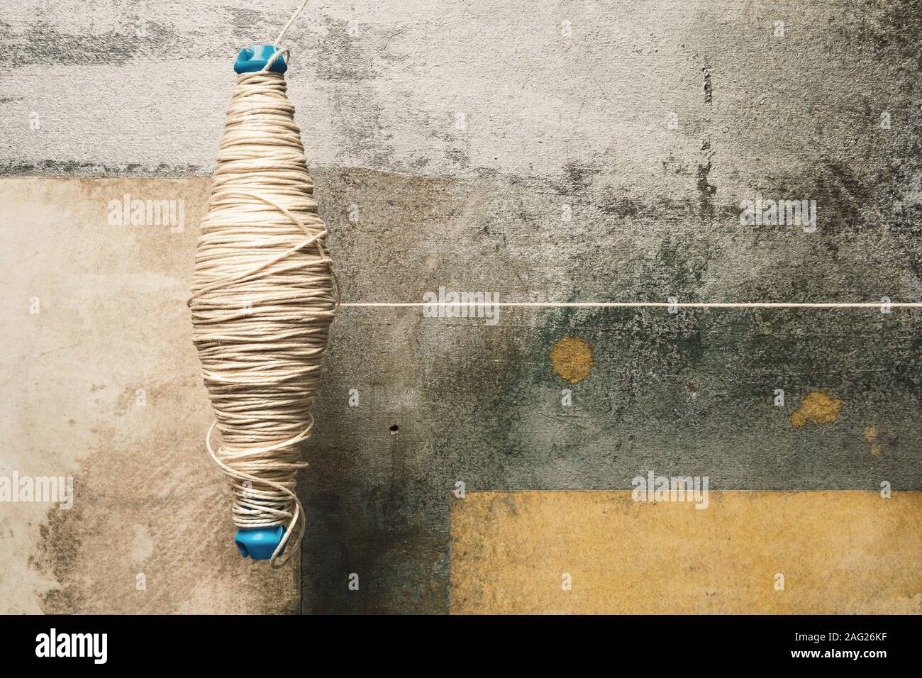 Cotton spool wall hi-res stock photography and images - Alamy