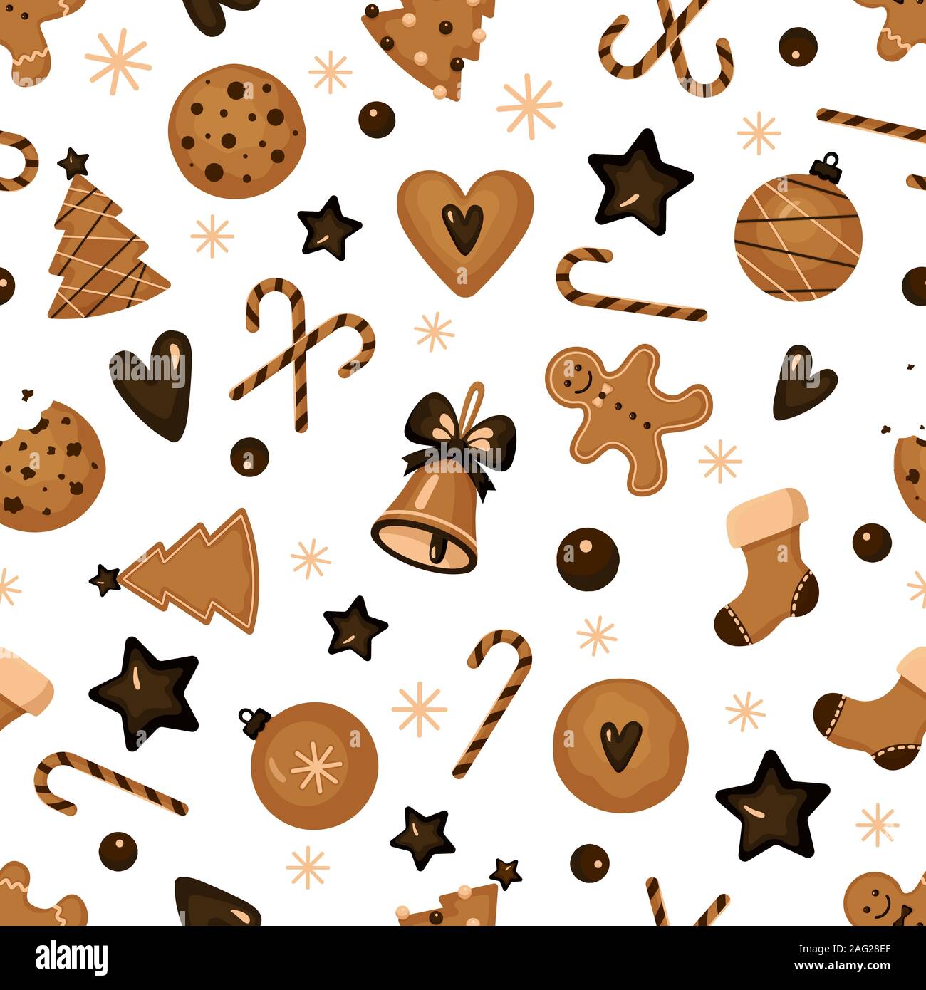 Gift wrapping for cookies Stock Vector Images - Alamy
