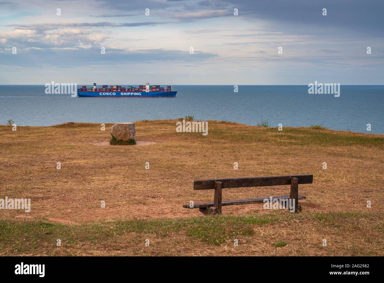 Container ship english bay hi-res stock photography and images - Alamy