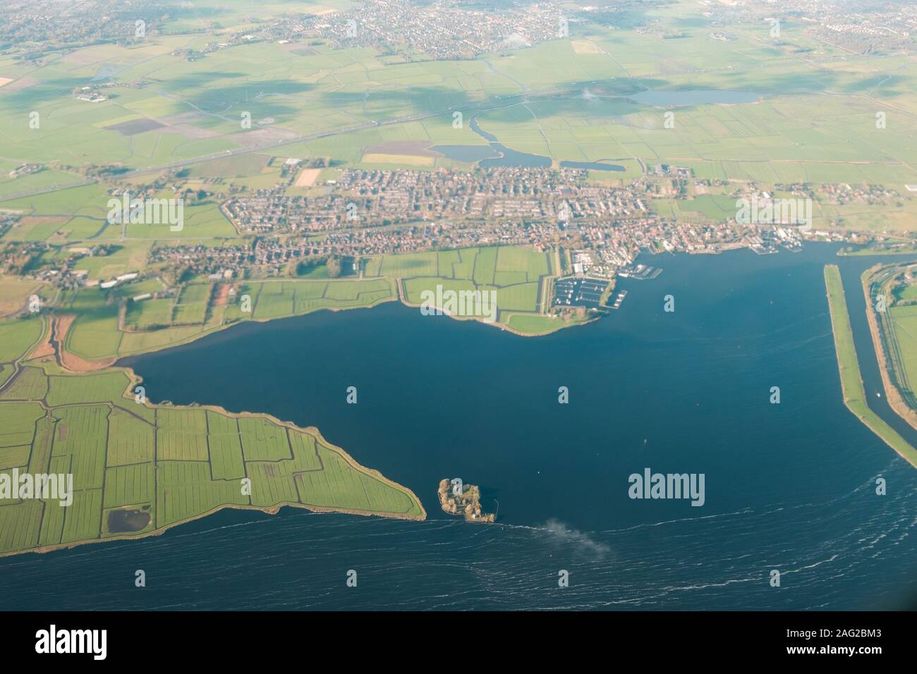 Aerial view beautiful village plantation hi-res stock photography and ...