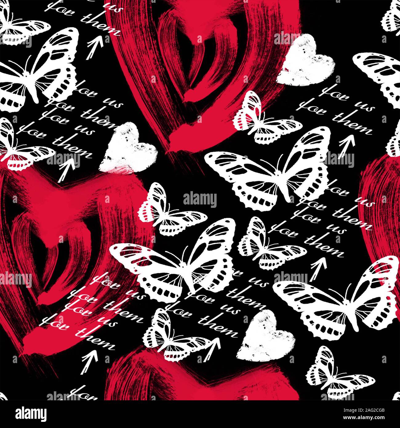 Hearts And Butterflies Backgrounds