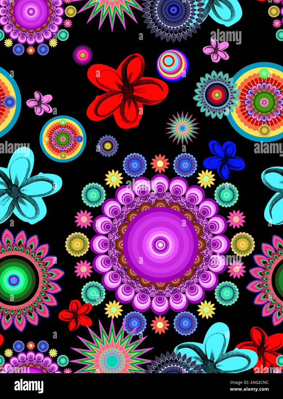 Colored geometric pattern. Traditional, ethnic, folk background with ...