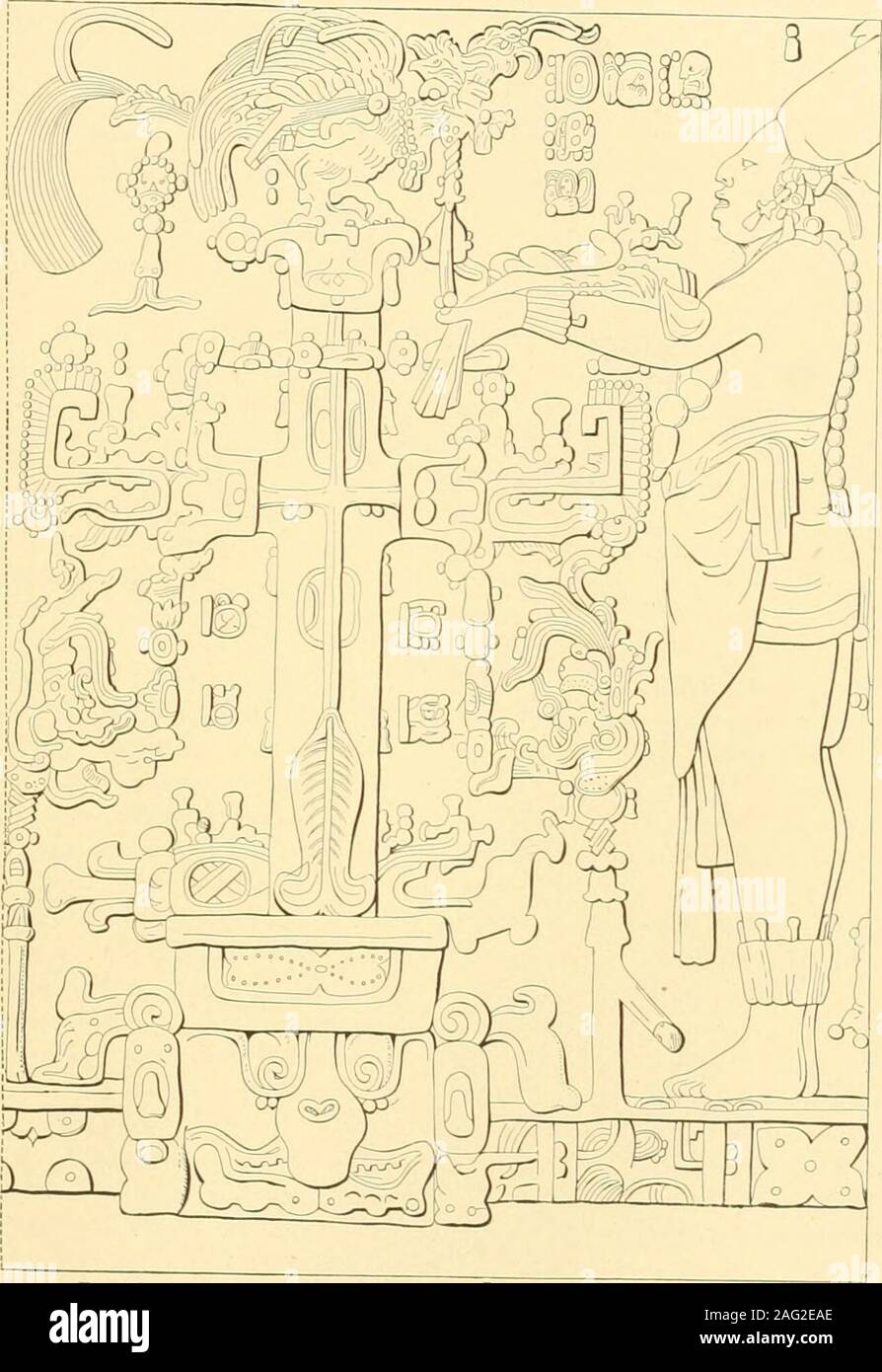 Glyphs palenque hi-res stock photography and images - Alamy