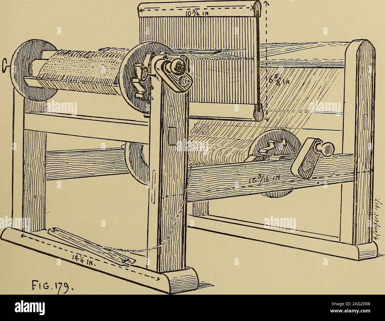 . Studies in primitive looms. n type of belt loom in Bankfield Museum ...
