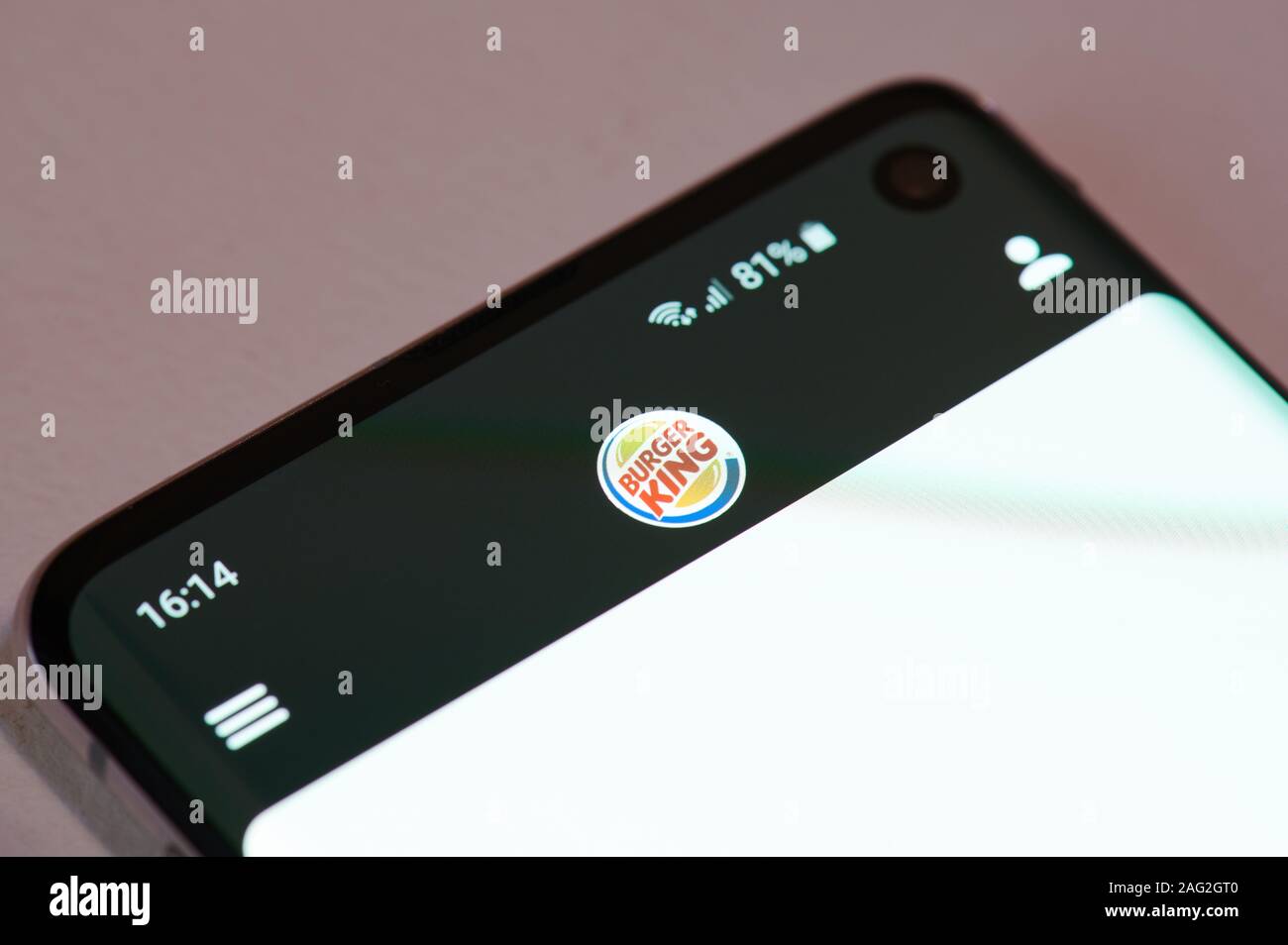 Burger king menu menu hi-res stock photography and images - Alamy