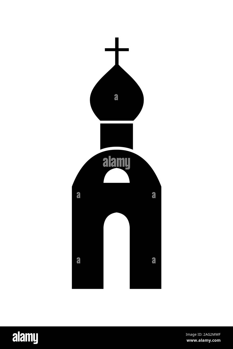 Orthodox church symbol icon Stock Photo - Alamy