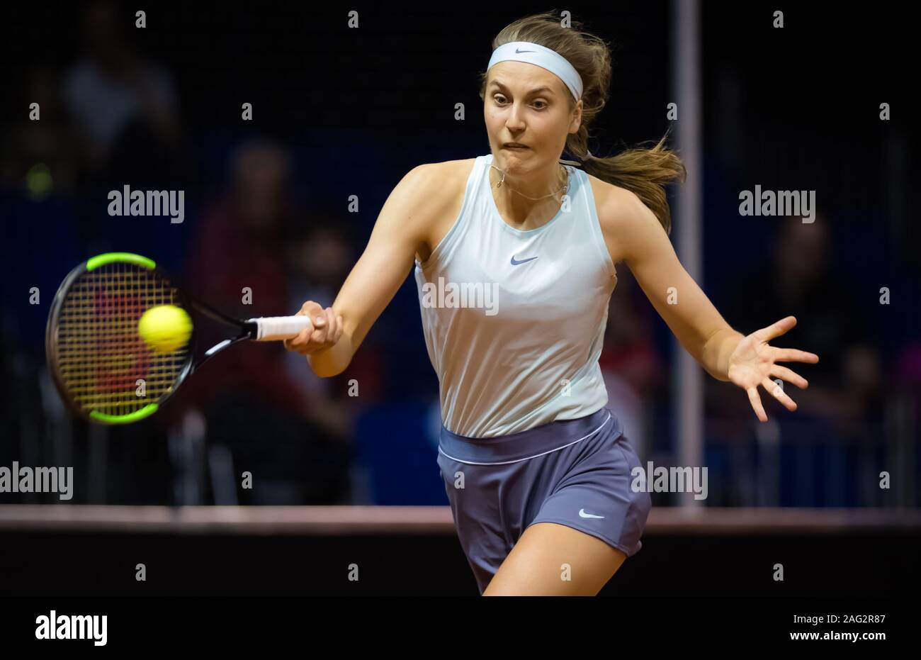 Antonia Lottner of Germany in action during the second qualifications ...