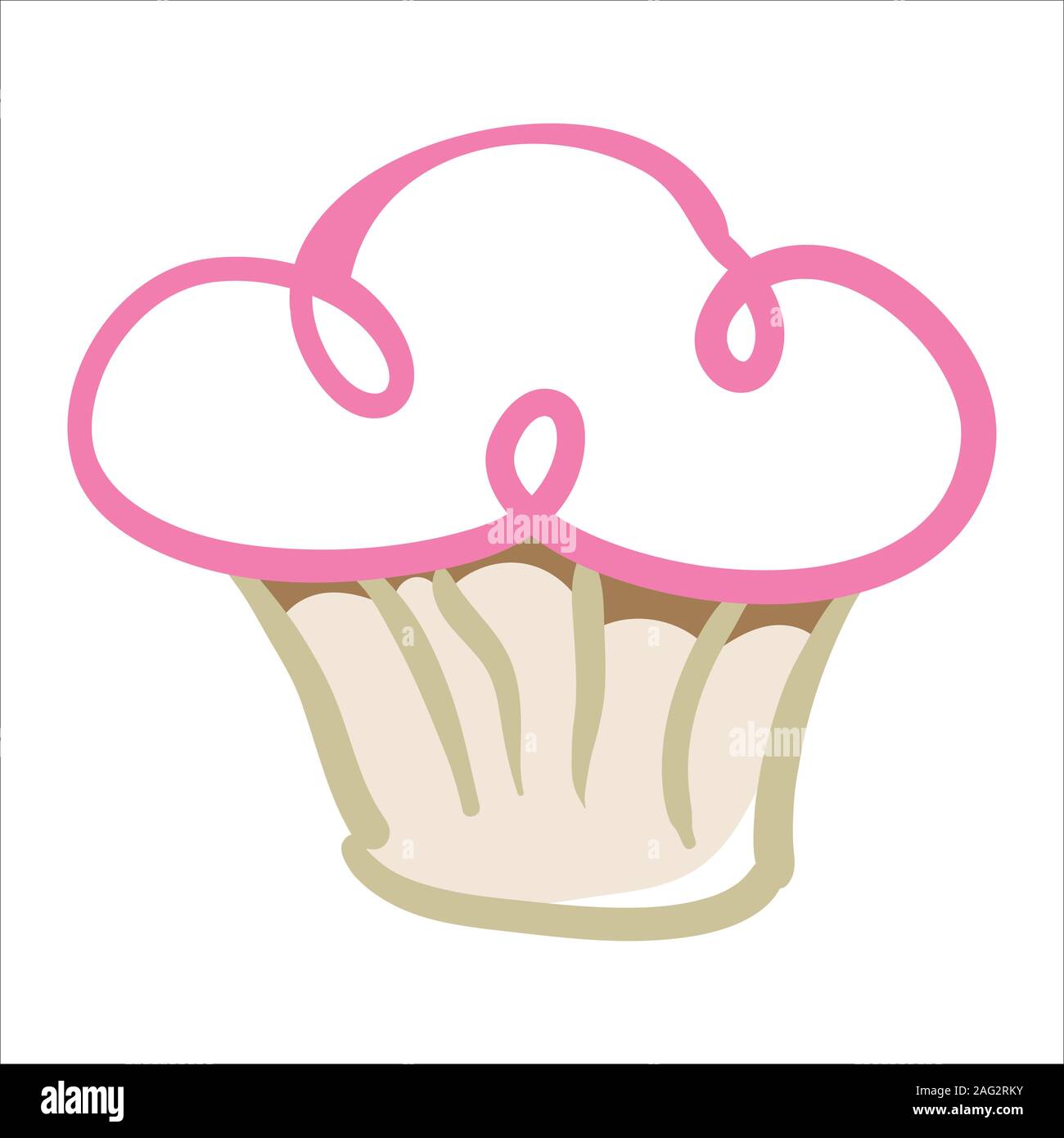 Spring pastry cake Stock Vector Images - Alamy