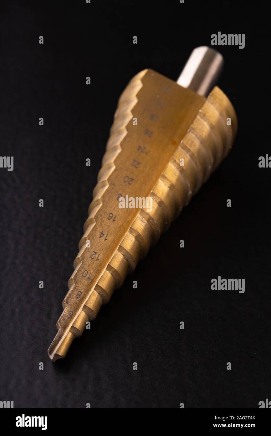 Conical drill for small workshop work. Tools needed in a home workshop ...