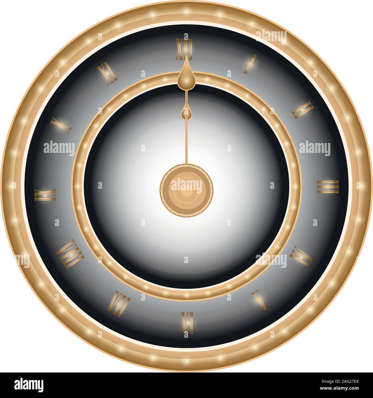 Luxury vintage clock Stock Vector Image & Art - Alamy