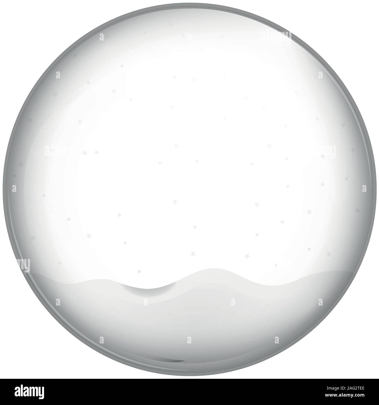 Crystal ball with snow Stock Vector Image & Art - Alamy