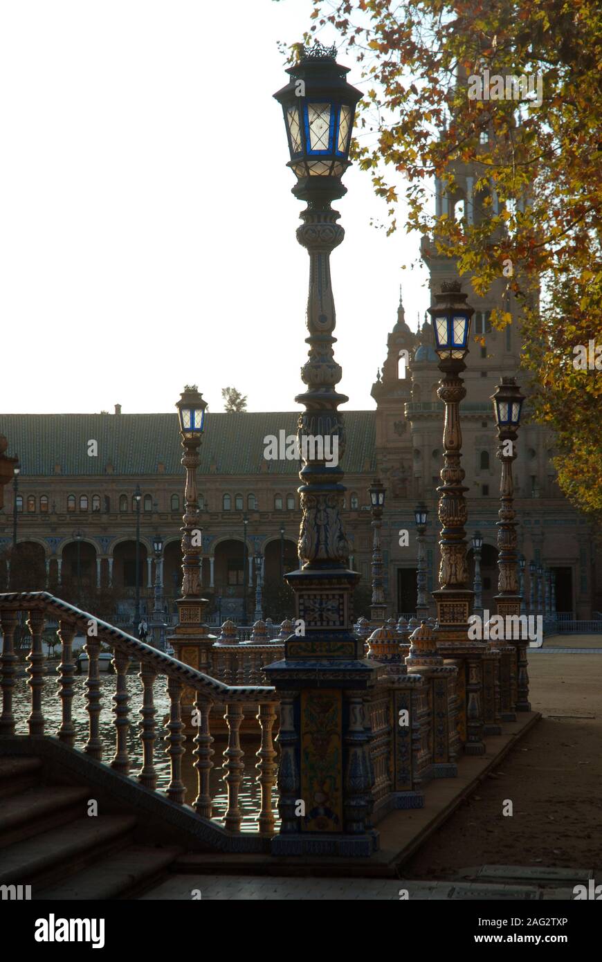 Spanish Square (Plaza de Espana), Seville, Spain Stock Photo - Alamy