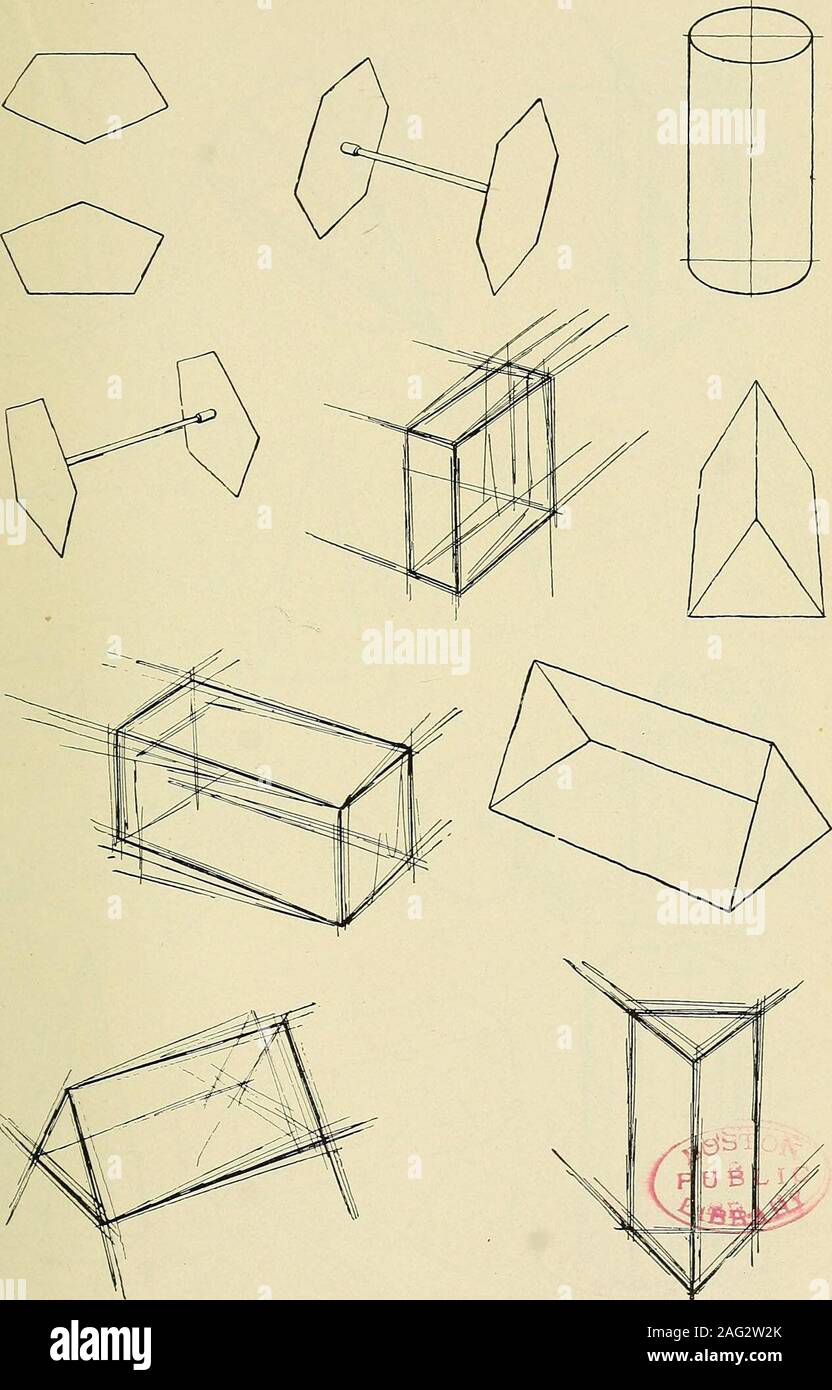 . Free-hand drawing : a manual for teachers and students. p 0 B l: FREE ...