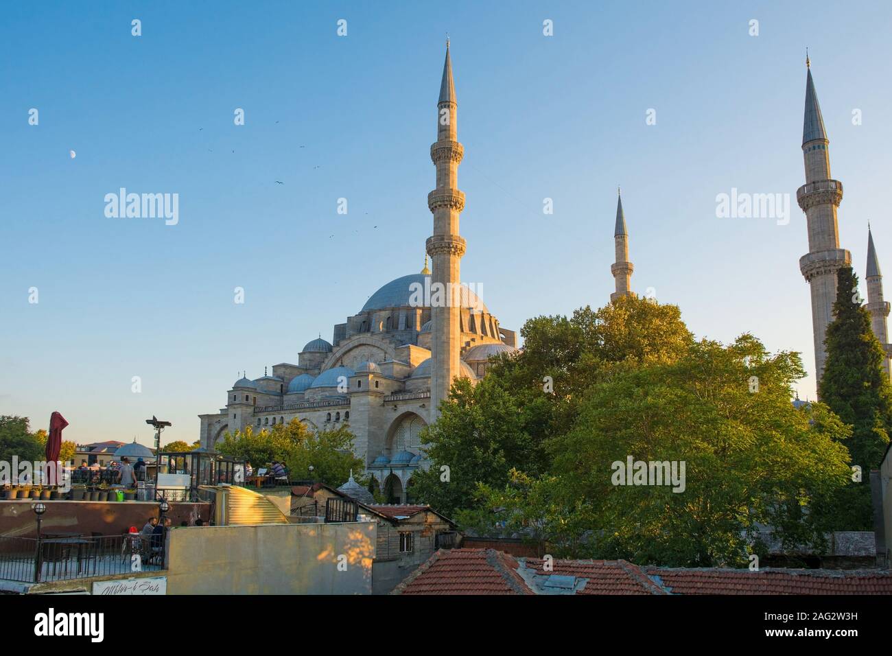 Istanbul blue mosque rooftop hi-res stock photography and images - Alamy