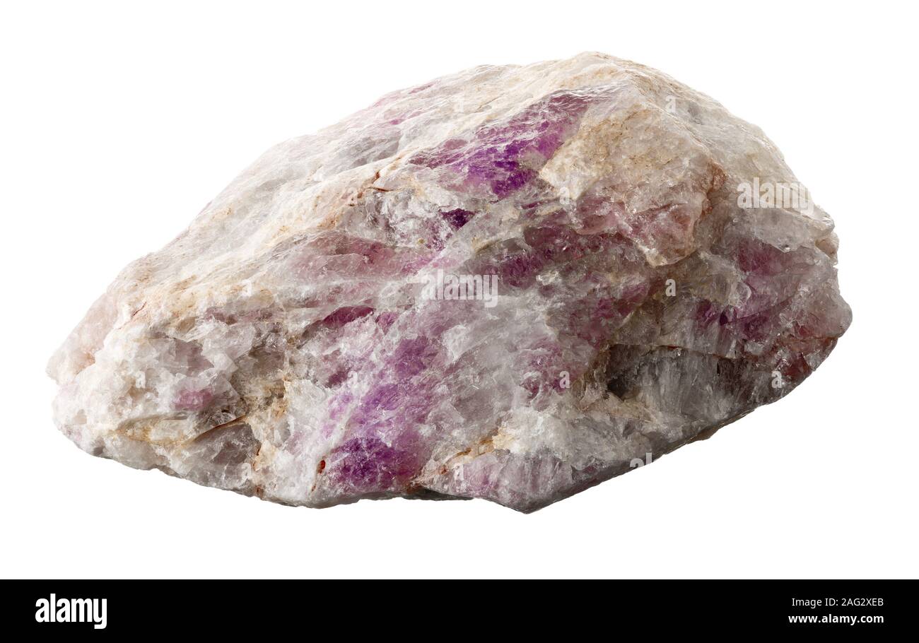 Crystal embedded in rock Cut Out Stock Images & Pictures - Alamy