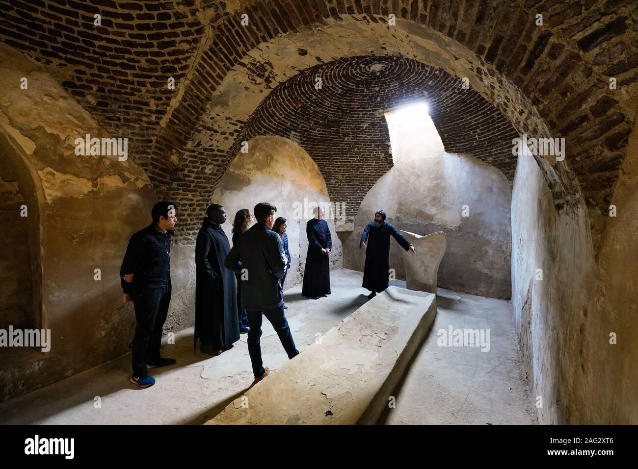 Coptic Orthodox Monastery of St. Macarius in Wadi Natrun, Egypt Stock ...