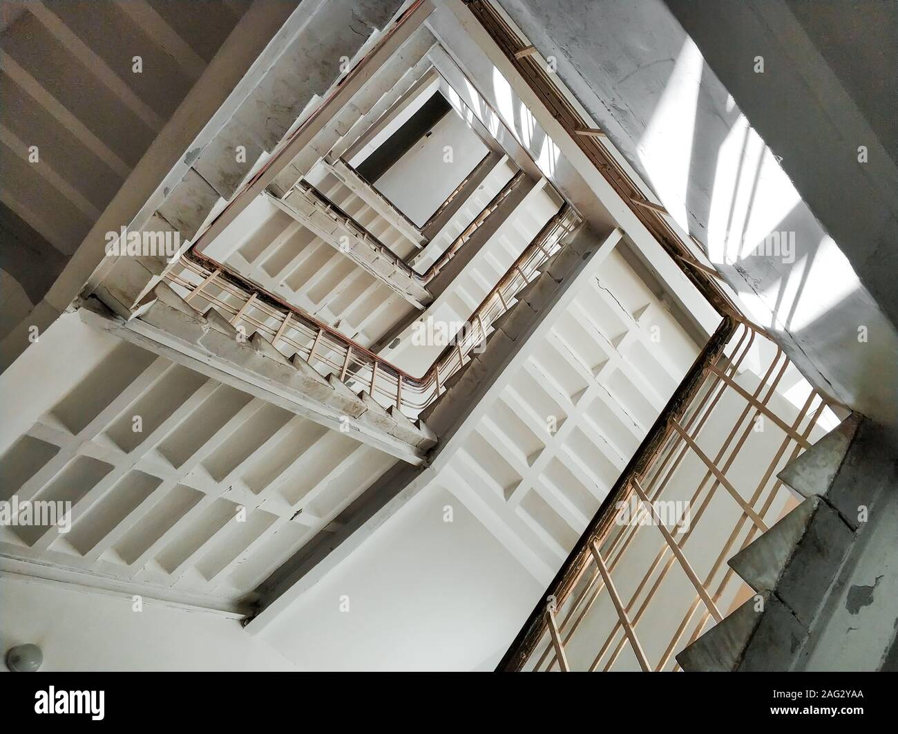 Bottom of stairwell hi-res stock photography and images - Alamy