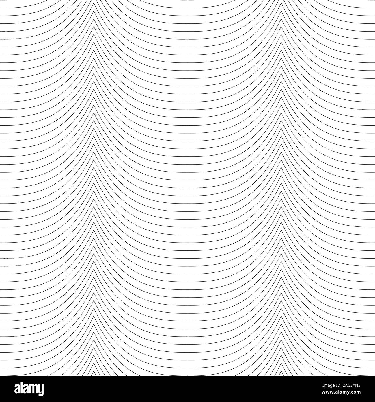 Smooth wave of the lines. Gray Beautiful transparent seamless texture ...