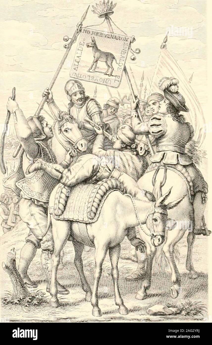 . An iconography of Don Quixote. 1605-1895 Stock Photo - Alamy